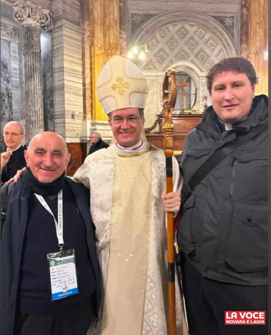 Filippo Ciampanelli ordinato vescovo non dimentica le sue origini novaresi