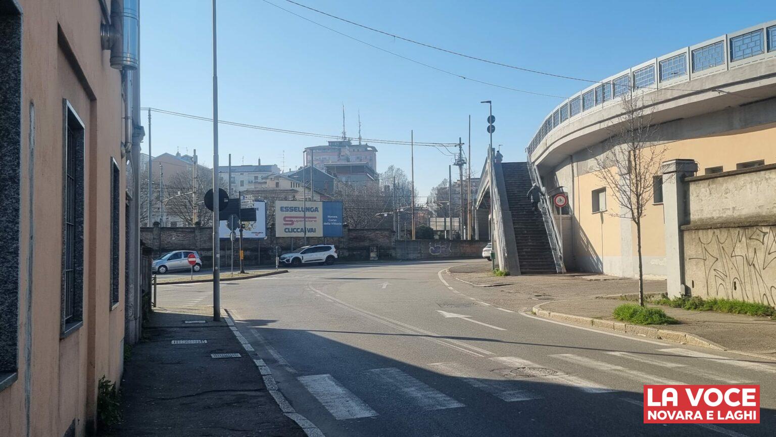 Corso Trieste a senso unico all'imbocco con il cavalcavia Porta Milano